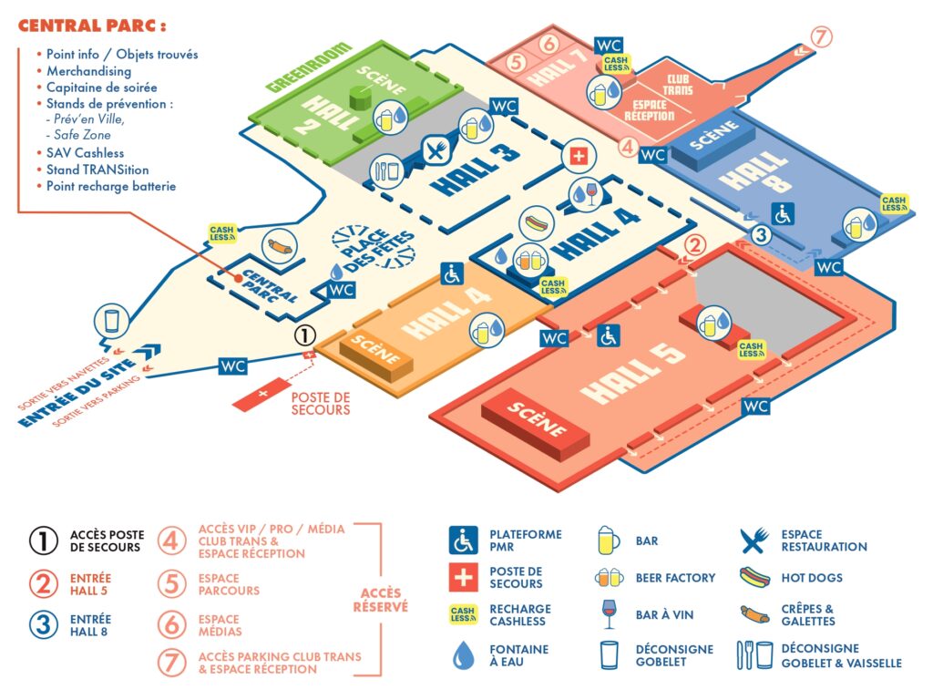 #Trans2024 : découvrez le plan du Parc Expo - Les Trans